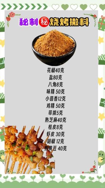 祖传烧烤香料怎么配_烧烤秘方有哪些-第1张图片-山城妙识
