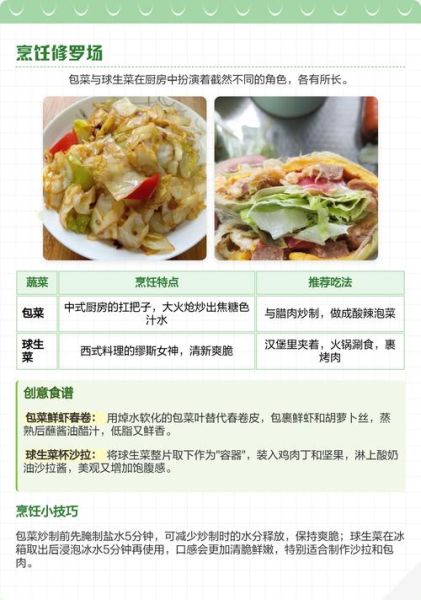 圆生菜和包菜的区别_哪个更适合减肥-第2张图片-山城妙识