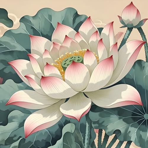 莲花图片大全大图佛教_佛教莲花象征意义-第1张图片-山城妙识