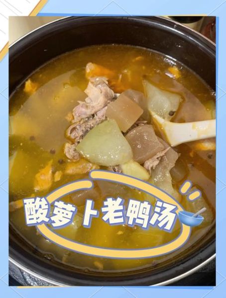 酸萝卜老鸭汤怎么做_正宗做法详细步骤-第1张图片-山城妙识