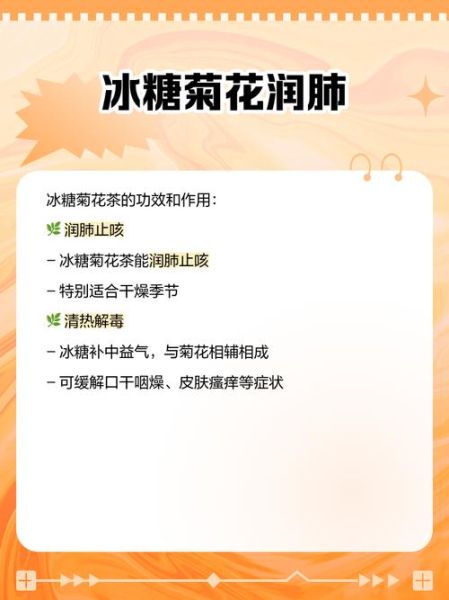 冰糖菊花茶的功效与作用_适合什么人喝-第3张图片-山城妙识