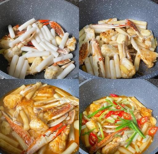 蟹炒年糕怎么炒_蟹炒年糕的家常做法-第3张图片-山城妙识 蟹炒年糕怎么炒_蟹炒年糕的家常做法-第3张图片-山城妙识