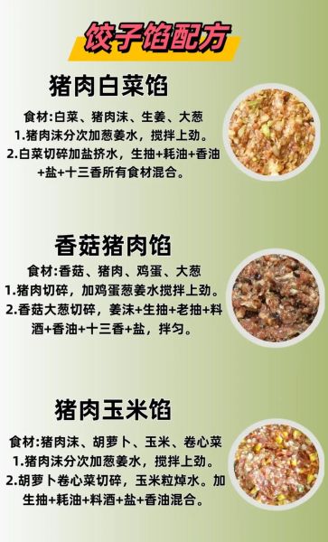 饺子馅怎么调好吃_17种经典口味一次学会-第3张图片-山城妙识