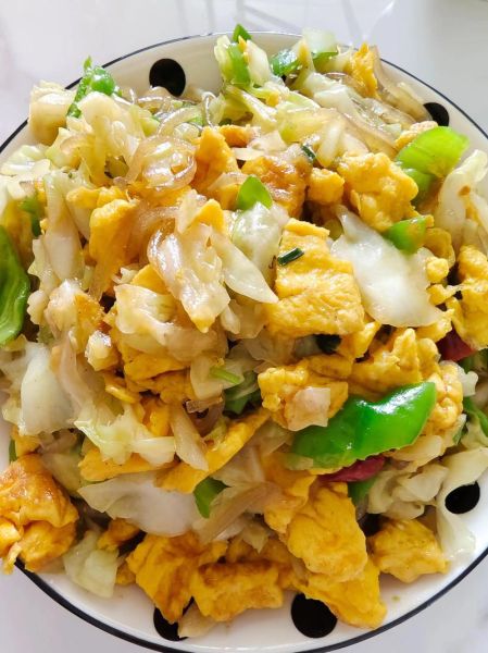 包菜粉丝炒鸡蛋怎么做_包菜粉丝炒鸡蛋的家常做法-第3张图片-山城妙识