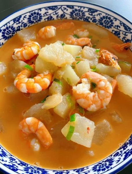 虾仁冬瓜汤怎么做才好吃_虾仁冬瓜汤的家常做法-第1张图片-山城妙识 虾仁冬瓜汤怎么做才好吃_虾仁冬瓜汤的家常做法-第1张图片-山城妙识