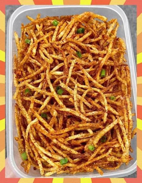 面粉炸土豆丝怎么做_土豆丝炸多久才酥脆-第2张图片-山城妙识