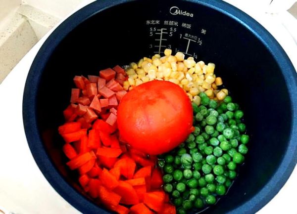 电饭煲五彩饭怎么做_电饭煲五彩饭的做法步骤-第3张图片-山城妙识 电饭煲五彩饭怎么做_电饭煲五彩饭的做法步骤-第3张图片-山城妙识