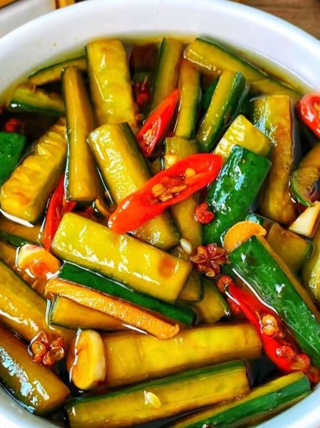 黄瓜泡菜怎么做_黄瓜泡菜需要几天发酵-第1张图片-山城妙识 黄瓜泡菜怎么做_黄瓜泡菜需要几天发酵-第1张图片-山城妙识