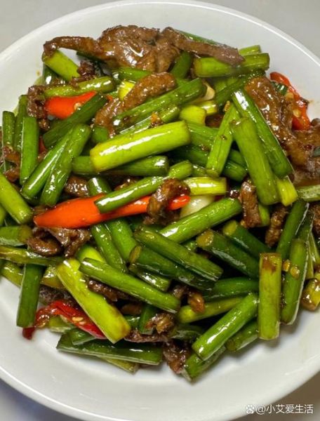 蒜苔炒牛肉怎么做_蒜苔炒牛肉的家常做法-第1张图片-山城妙识