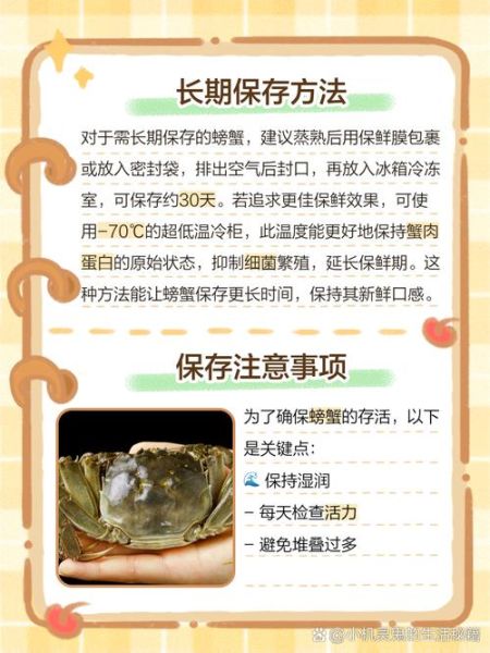 螃蟹怎么保存才能不死_活螃蟹怎么存放过夜-第2张图片-山城妙识