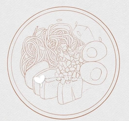 牛肉面简笔画怎么画_牛肉面简笔画步骤-第3张图片-山城妙识 牛肉面简笔画怎么画_牛肉面简笔画步骤-第3张图片-山城妙识