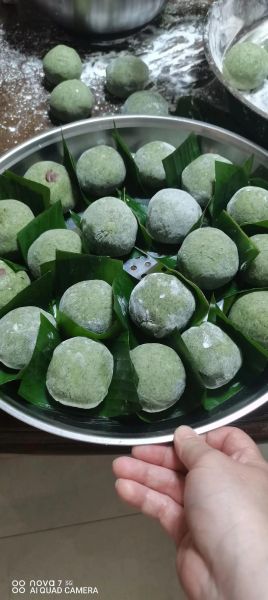 糯米艾叶粑粑怎么做_艾叶粑粑的做法窍门-第3张图片-山城妙识