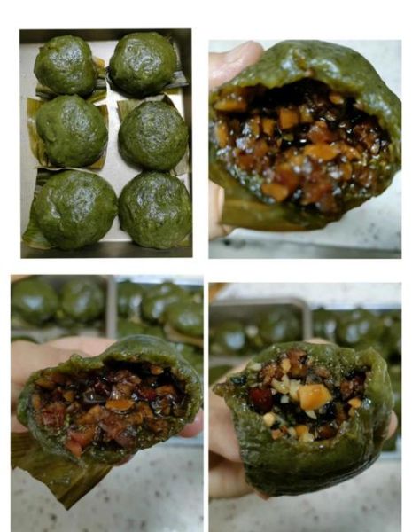 糯米艾叶粑粑怎么做_艾叶粑粑的做法窍门-第1张图片-山城妙识