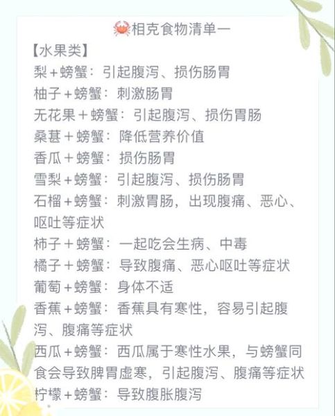 吃完螃蟹不能吃什么_10种相克食物清单-第2张图片-山城妙识 吃完螃蟹不能吃什么_10种相克食物清单-第2张图片-山城妙识