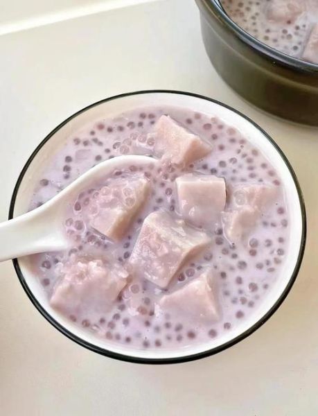 香芋西米露用牛奶还是椰奶_香芋西米露牛奶做法步骤-第1张图片-山城妙识