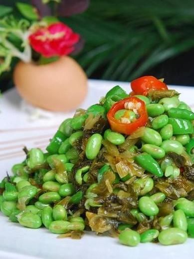 青椒炒毛豆米怎么做_毛豆米要不要焯水-第1张图片-山城妙识