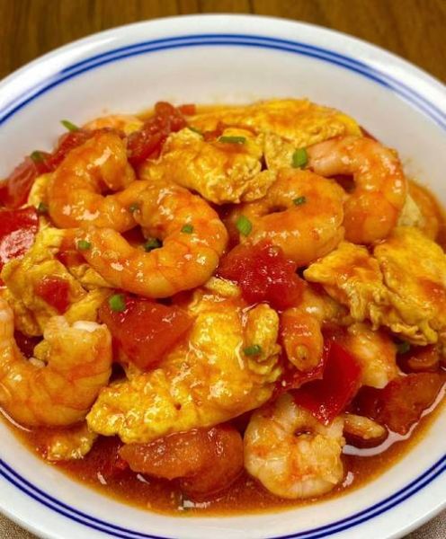 西红柿炒虾仁吃死人了_真的假的-第1张图片-山城妙识