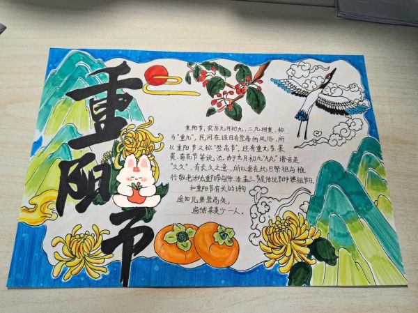 重阳节手抄报一等奖_怎么画简单又漂亮-第1张图片-山城妙识 重阳节手抄报一等奖_怎么画简单又漂亮-第1张图片-山城妙识