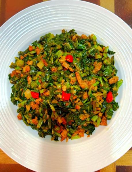 雪里红怎么炒好吃_雪里红炒肉末的做法窍门-第1张图片-山城妙识