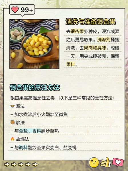 银杏树果实怎么处理才能吃_银杏果去毒方法-第1张图片-山城妙识