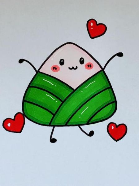 端午节简笔画怎么画_端午节图片简笔画素材哪里找-第2张图片-山城妙识