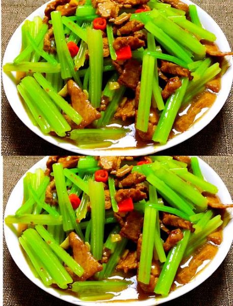 芹菜炒肉怎么炒好吃_芹菜炒肉家常做法-第1张图片-山城妙识