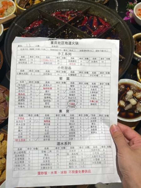火锅店菜单怎么设计_火锅店菜单如何定价-第1张图片-山城妙识
