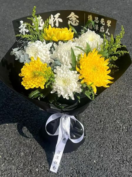 菊花图片祭奠亲人_如何表达哀思-第2张图片-山城妙识 菊花图片祭奠亲人_如何表达哀思-第2张图片-山城妙识