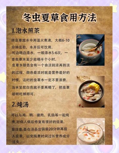 冬虫夏草怎么吃最好_冬虫夏草最佳吃法-第1张图片-山城妙识