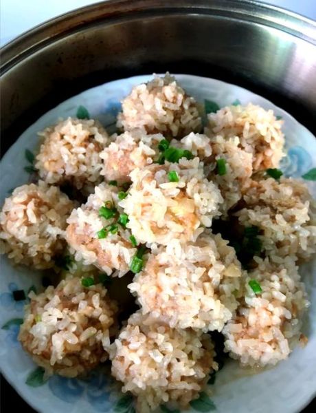 珍珠丸子怎么做_糯米珍珠丸子家常做法-第1张图片-山城妙识