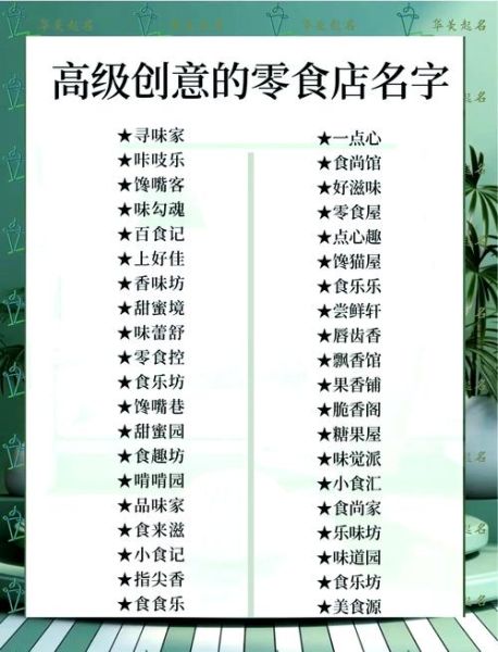 小吃店名字时尚洋气_如何取名才吸睛-第1张图片-山城妙识