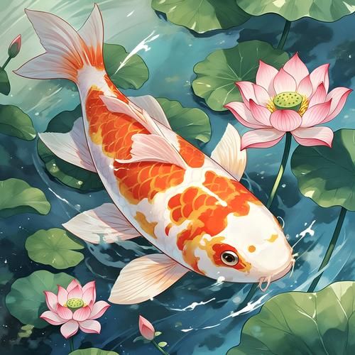 锦鲤图片头像_如何挑选好运头像-第1张图片-山城妙识