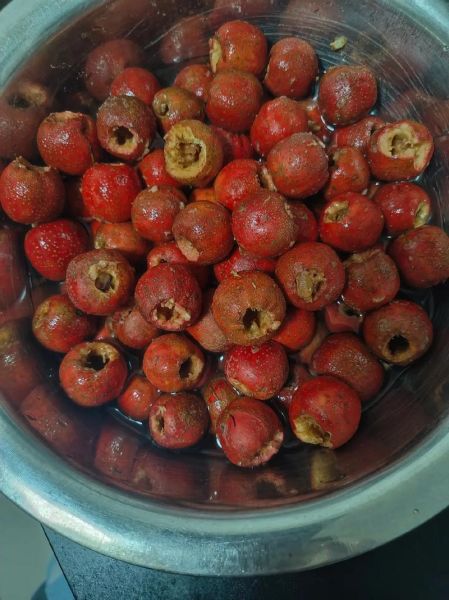 山楂果脯怎么做_家庭自制山楂果脯步骤-第3张图片-山城妙识