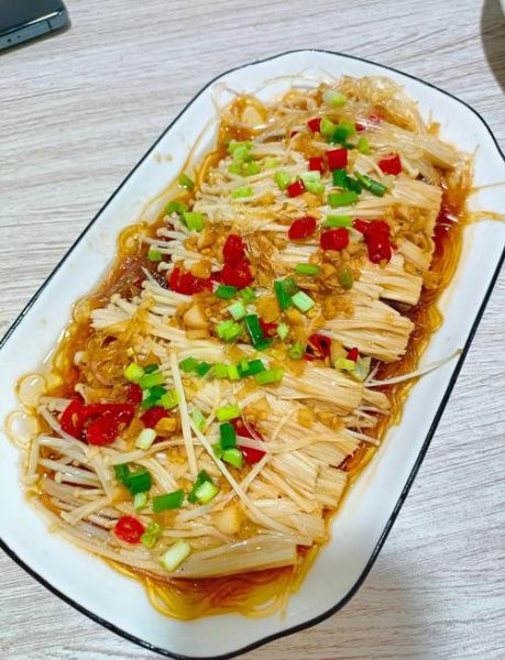 金针菇蒸粉丝家常做法窍门_金针菇蒸粉丝怎么做好吃-第1张图片-山城妙识