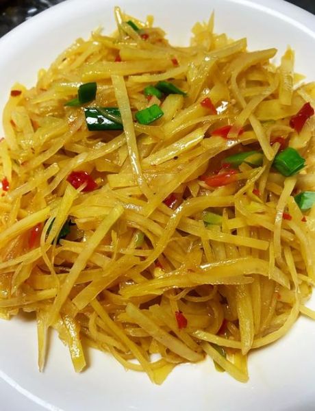 酸辣土豆丝怎么做_土豆丝怎么炒才脆-第1张图片-山城妙识