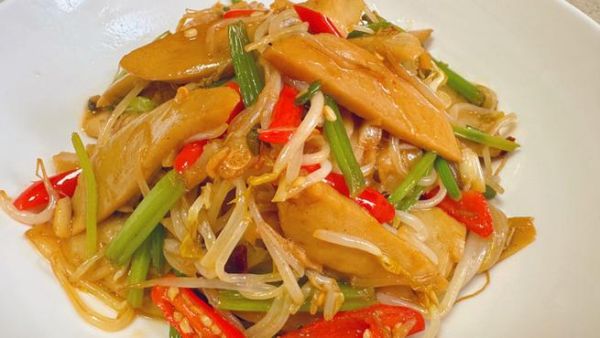 豆芽炒面筋怎么炒_豆芽炒面筋的家常做法-第1张图片-山城妙识