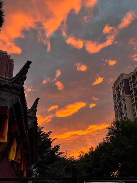 火烧云图片大全_火烧云怎么拍才好看-第2张图片-山城妙识