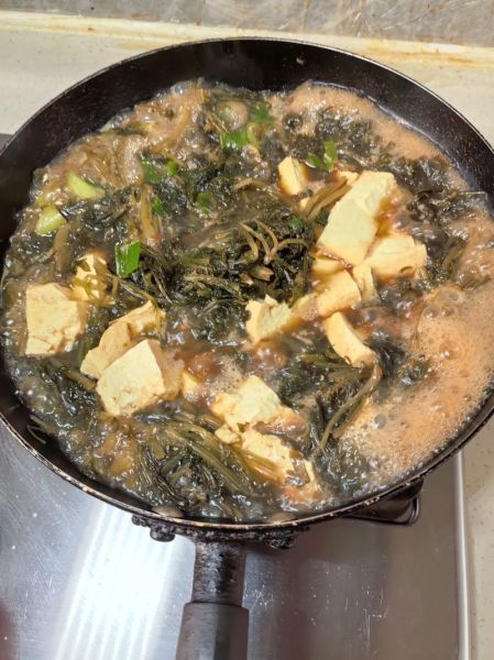 雪里红炖豆腐家常做法_雪里红炖豆腐怎么做-第1张图片-山城妙识