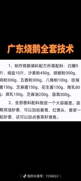 烧鹅的做法_烧鹅的配方-第1张图片-山城妙识