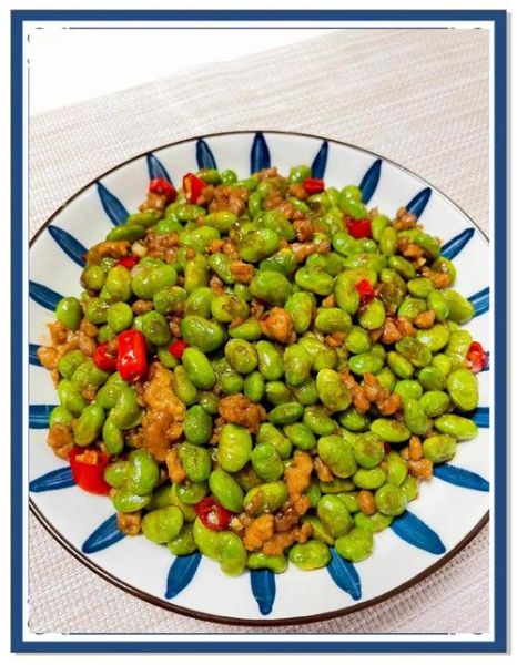 毛豆炒肉末怎么做_毛豆炒肉末热量高吗-第3张图片-山城妙识