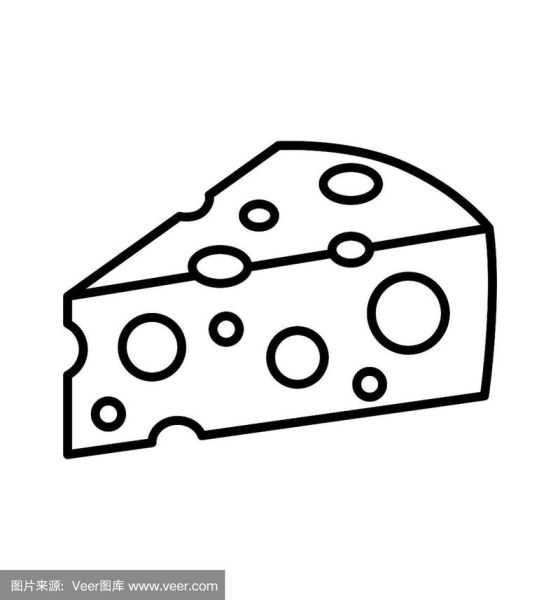 奶酪卡通简笔画怎么画_奶酪图片卡通简笔画教程-第2张图片-山城妙识