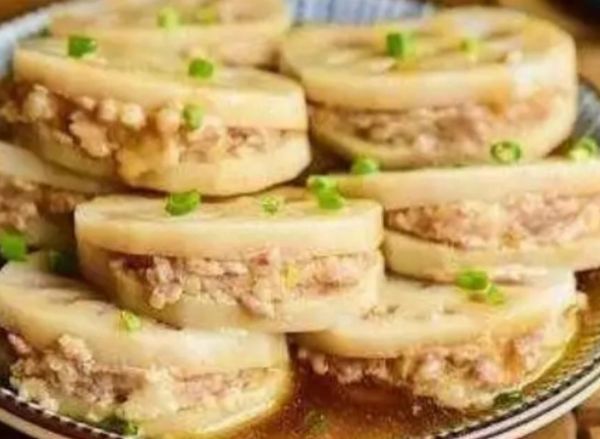 莲藕夹肉末清蒸怎么做_清蒸莲藕夹肉蒸多久-第2张图片-山城妙识