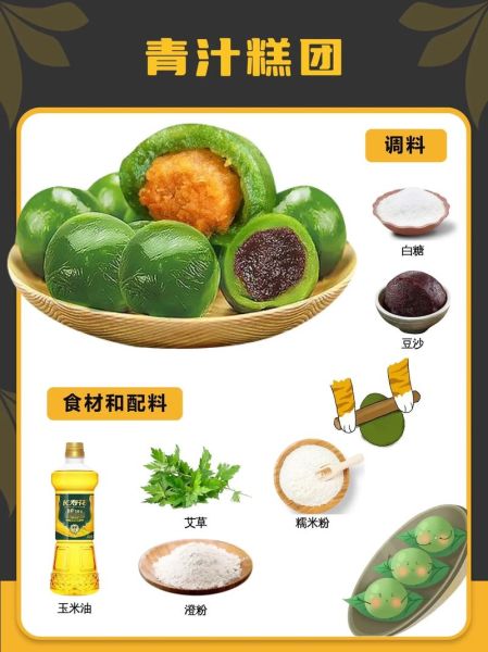 艾叶青团怎么做_青团配方窍门-第1张图片-山城妙识