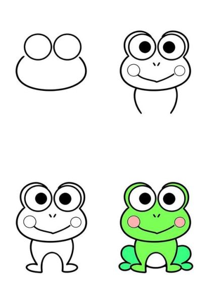 癞蛤蟆怎么画_癞蛤蟆简笔画步骤-第1张图片-山城妙识