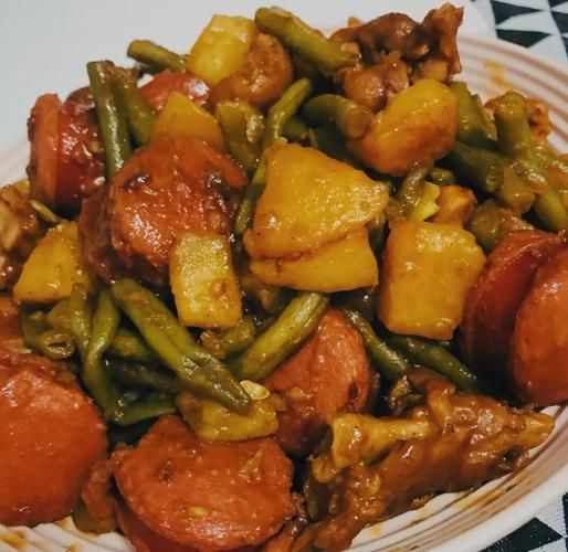 土豆炖豆角不放肉怎么做_素版东北味做法-第1张图片-山城妙识