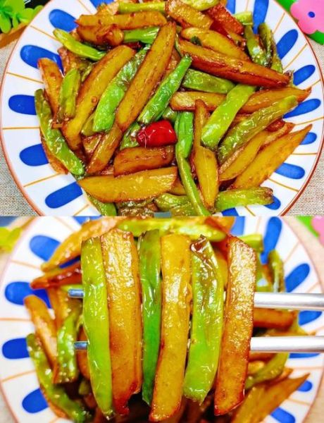 土豆炖豆角不放肉怎么做_素版东北味做法-第3张图片-山城妙识