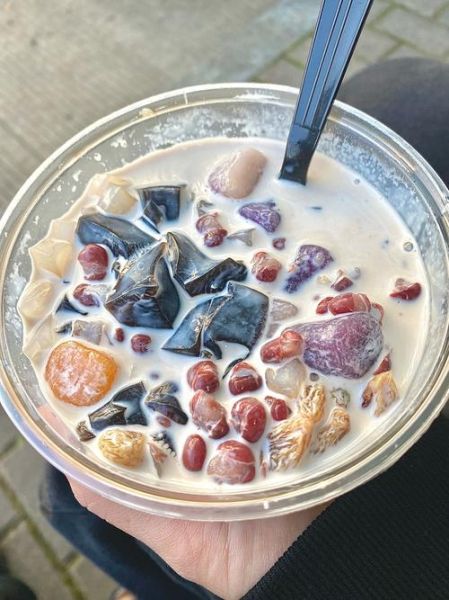 芋圆烧仙草图片大全大图_芋圆烧仙草做法图解-第3张图片-山城妙识