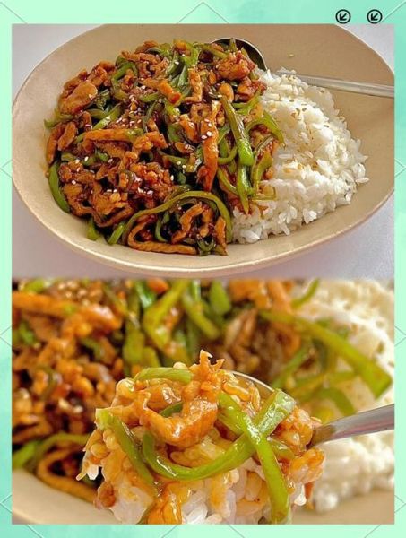 青椒肉丝盖浇饭怎么做_青椒肉丝盖浇饭热量高吗-第2张图片-山城妙识
