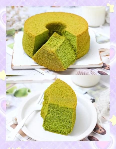 6寸抹茶戚风蛋糕做法_为什么总是塌陷开裂-第1张图片-山城妙识