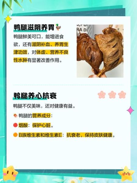 鸭腿的营养价值_鸭腿的功效与作用-第1张图片-山城妙识